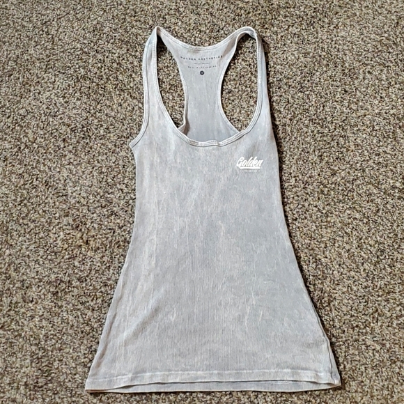 Golden Aesthetics | Tops | Golden Aesthetics Ribbed Tank | Poshmark